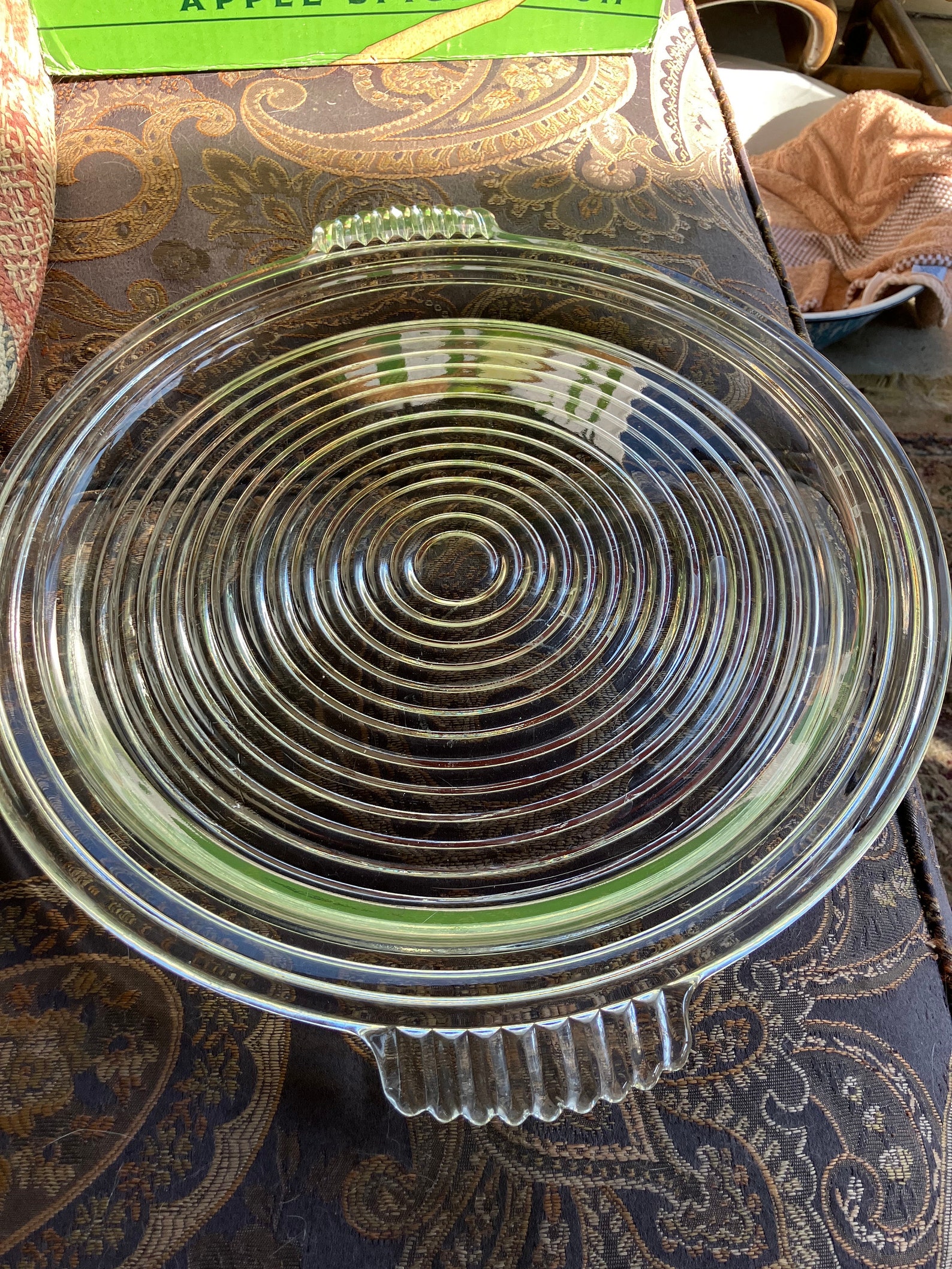 Art Deco Manhattan Cake Plate 1930s - Etsy