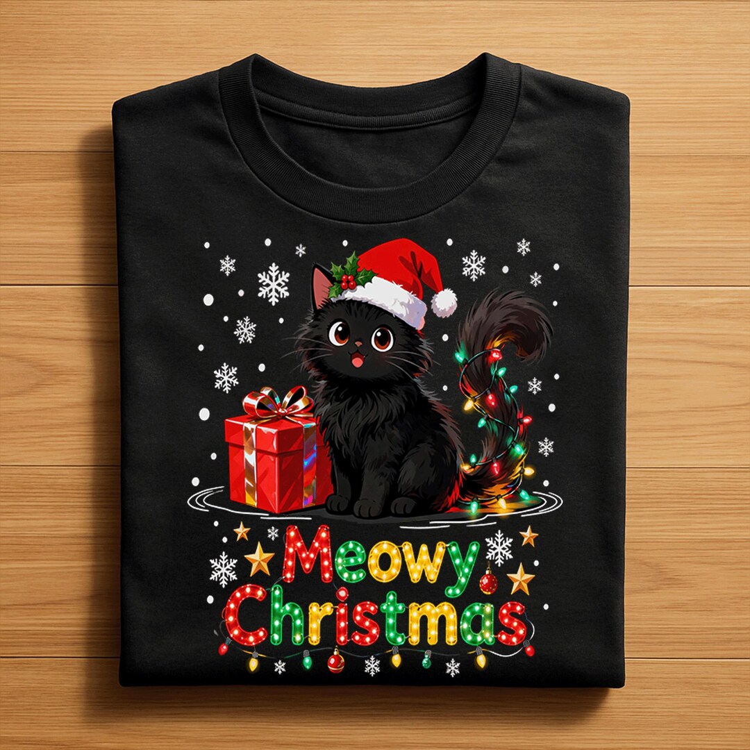 Xmas Meowy Catmas Meowy Christmas PNG, Cat Christmas PNG, Cat Christmas ...