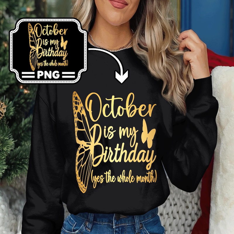 October Birthday Images - Etsy