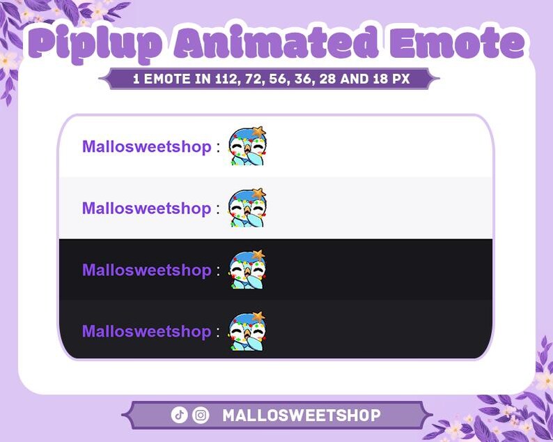 ANIMATED Christmas Piplup | Emote Pokemon for Twitch, Discord and ...