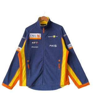 Vintage Renault F1 Team Fleece Jacket, Japanese Couture (size L) - Etsy