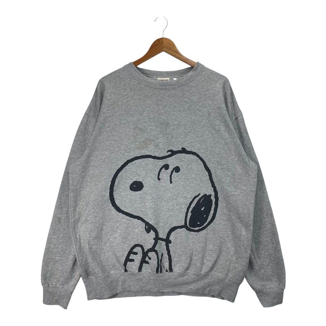 Vintage Baggy Style Snoopy Peanuts Cartoon Crewneck Sweatshirt Size 5L ...