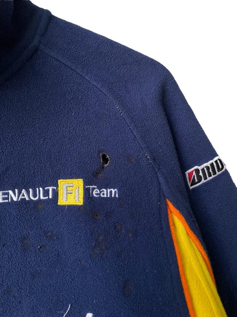 Vintage Renault F1 Team Fleece Jacket, Japanese Couture (size L) - Etsy