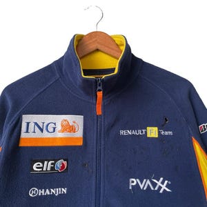 Vintage Renault F1 Team Fleece Jacket, Japanese Couture (size L) - Etsy