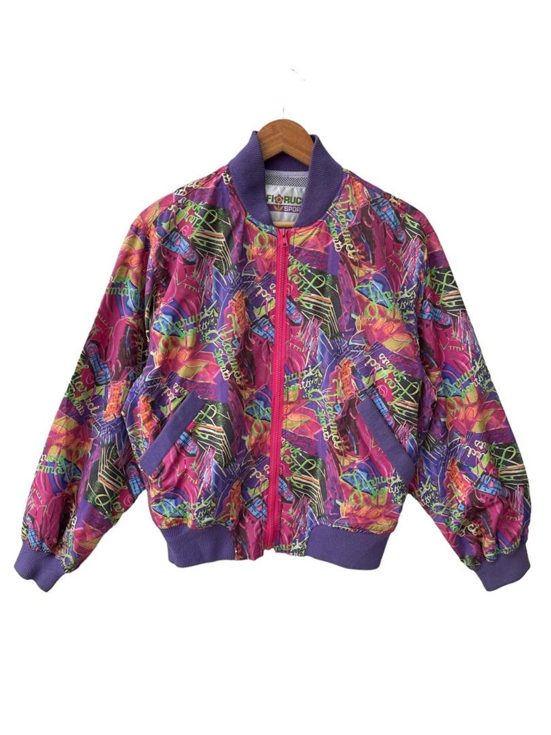 Vintage Fiorucci Colourfull Windbreaker Jacket - Etsy