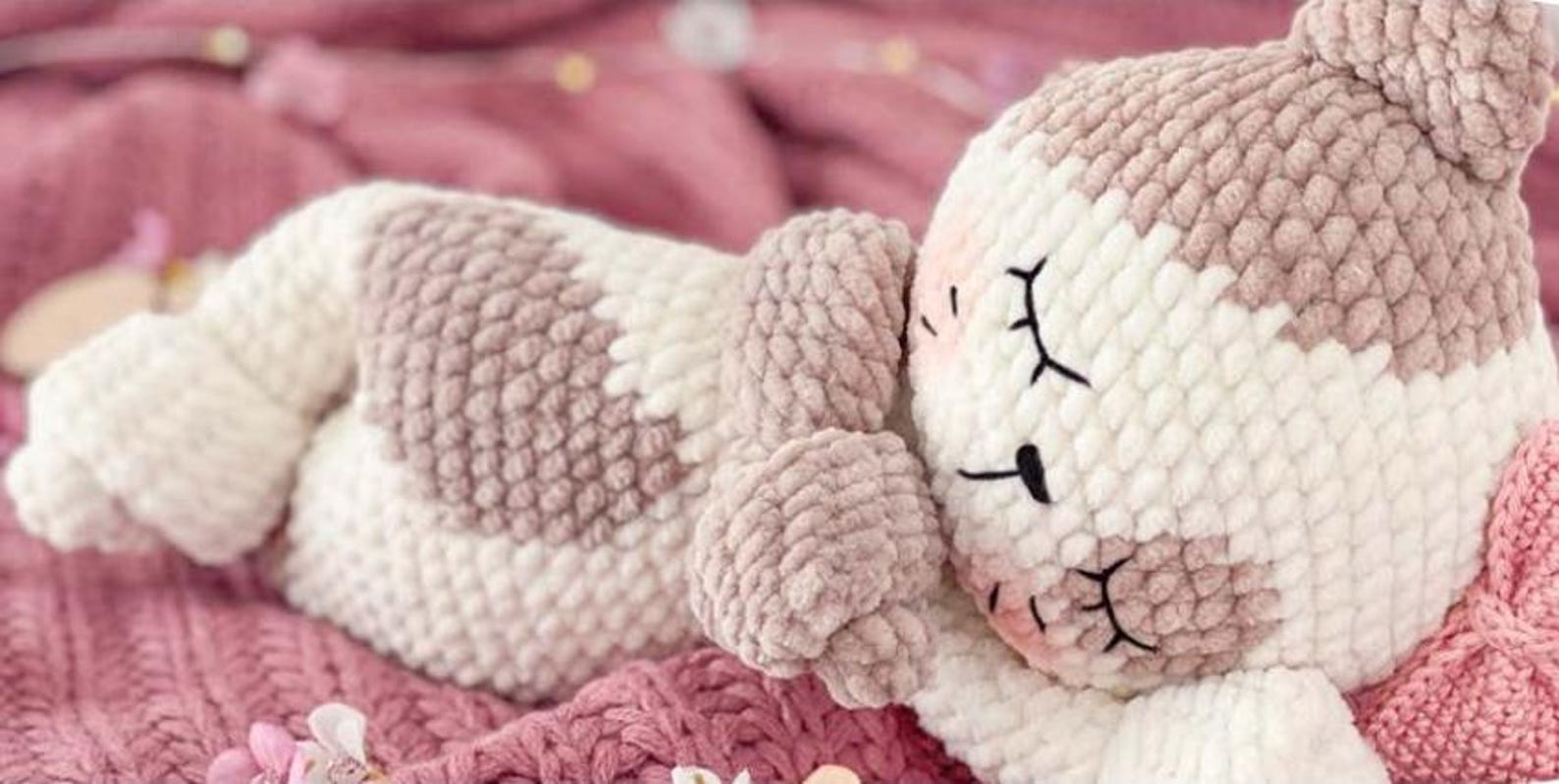 Snuggler Cat Crochet Pattern PDF – Digital Download Amigurumi Cat - Etsy