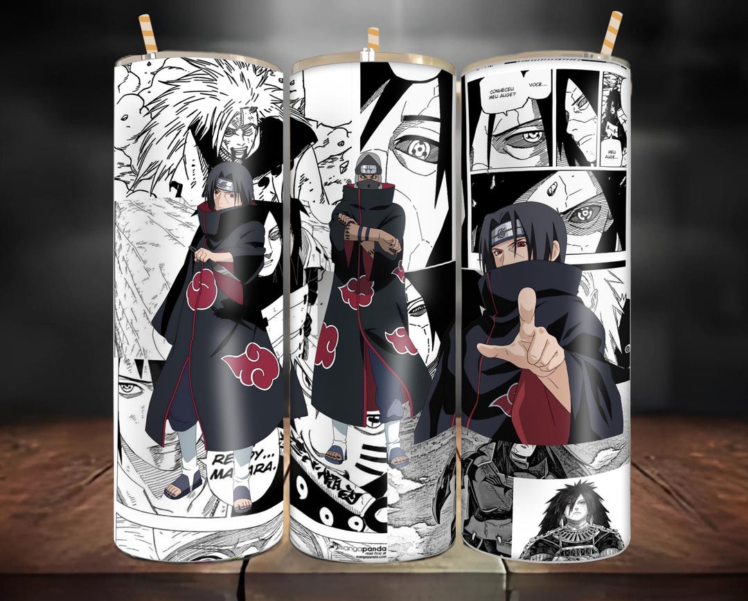 Itachi & Madara Uchiha Akatsuki Tumbler Wrap | Naruto Anime Manga ...