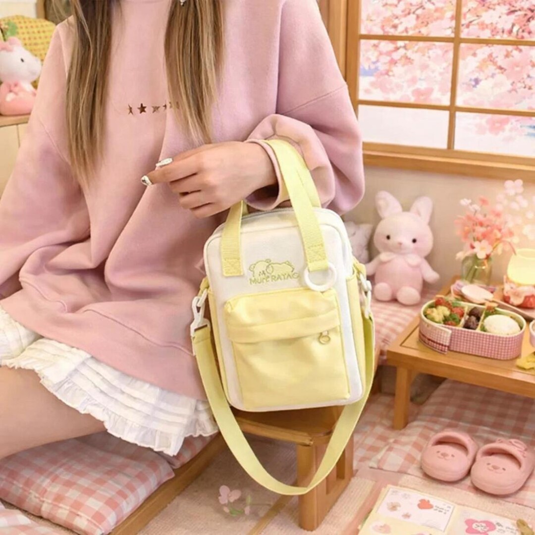 Y2K Doll Ita Bag Transparent Pocket Shoulder & Crossbody Purse - Etsy