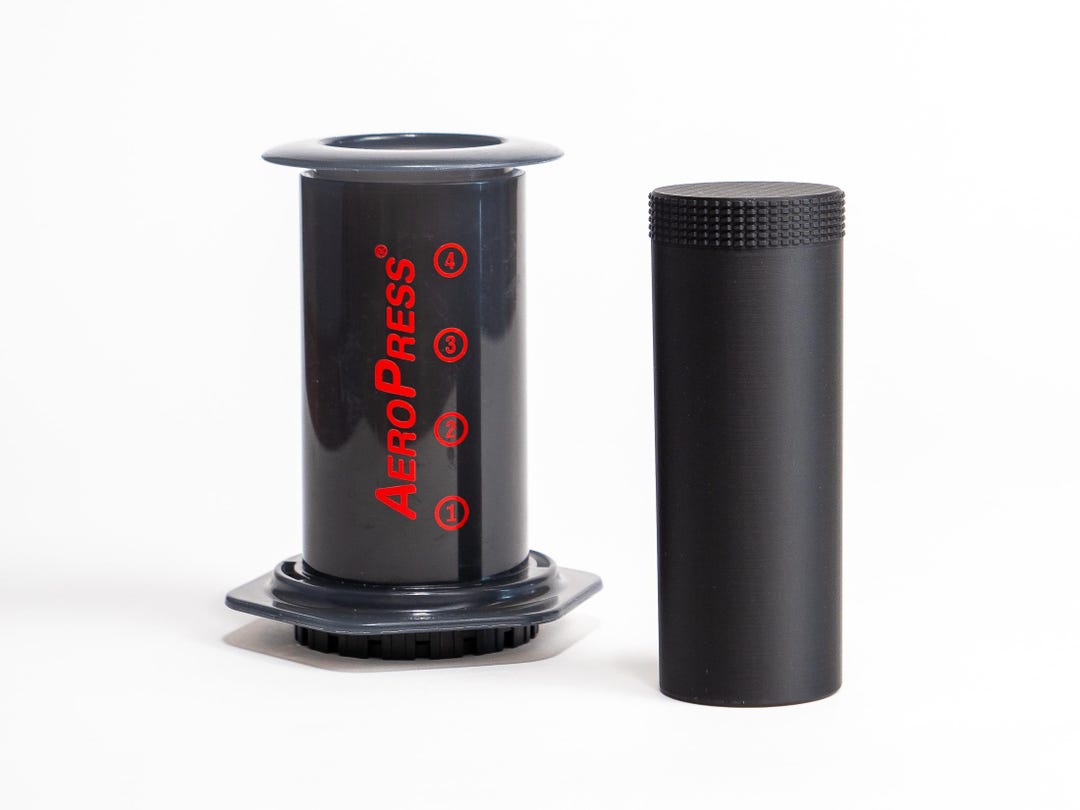 Coffee Bean Travel Container for the Aeropress Plunger Cavity. - Etsy
