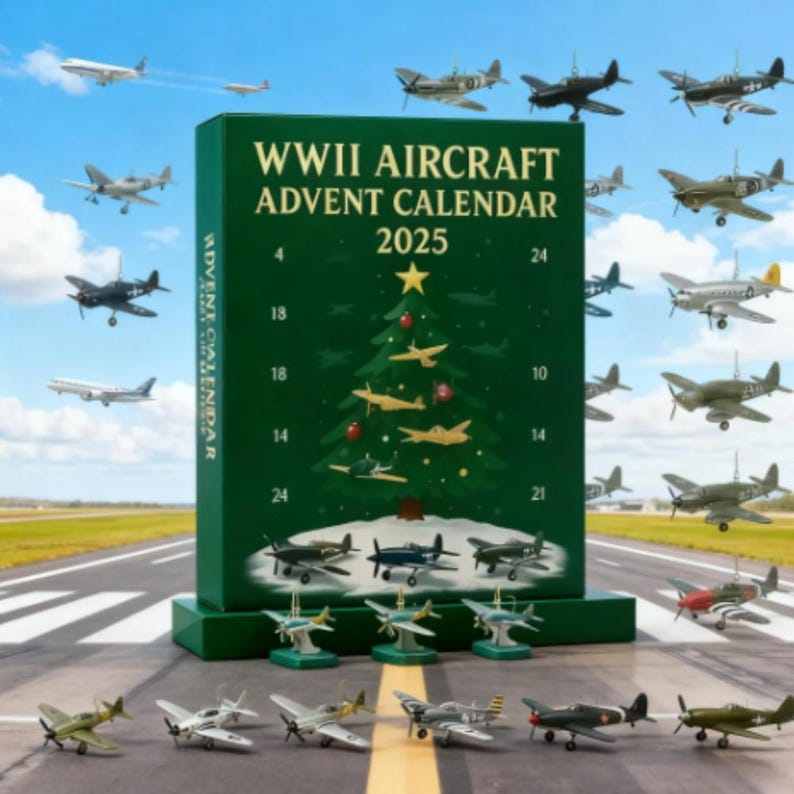 WW2 Fighter Advent Calendar 2025: Aircraft - Etsy
