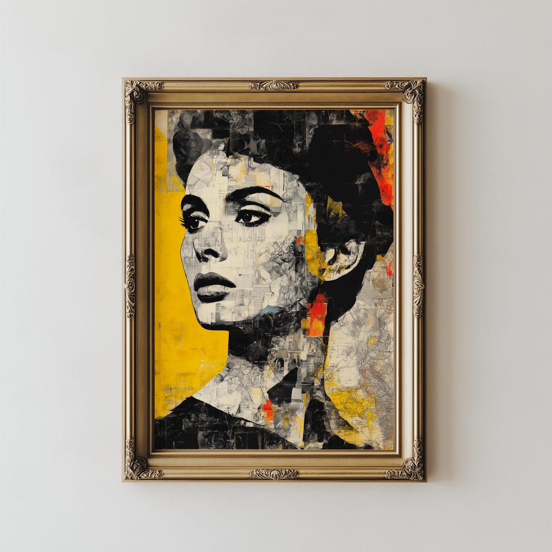 Abstract Deconstructed Portrait Woman | Bold Modern Art | Digital ...
