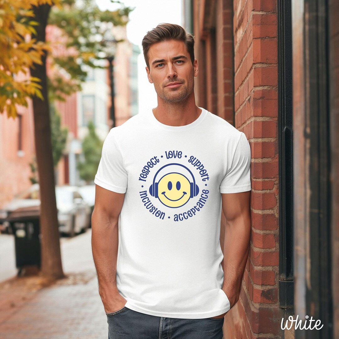 Smiley Face Advocacy Tee - Autism, ADHD, Neurodiversity - Etsy