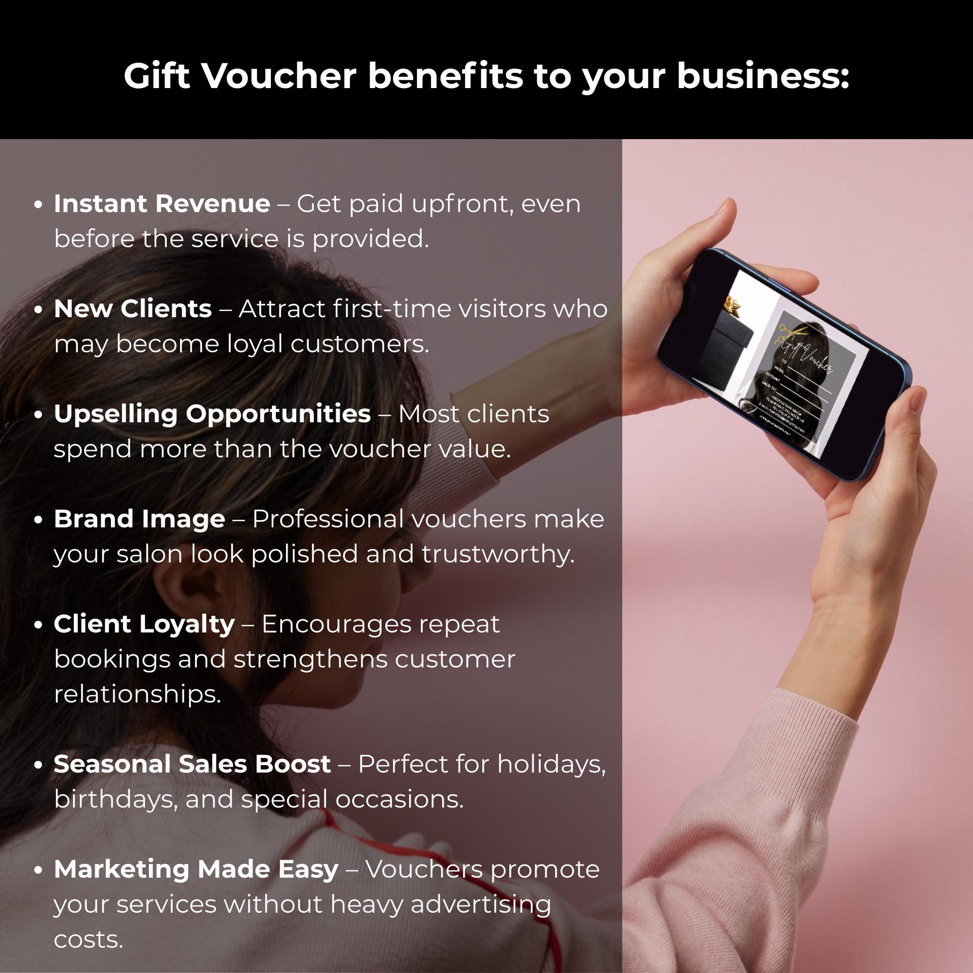 Editable Hair Salon Gift Voucher Template: Printable A6 Design - Etsy