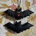 Batty Bat Halloween Ornament - Etsy