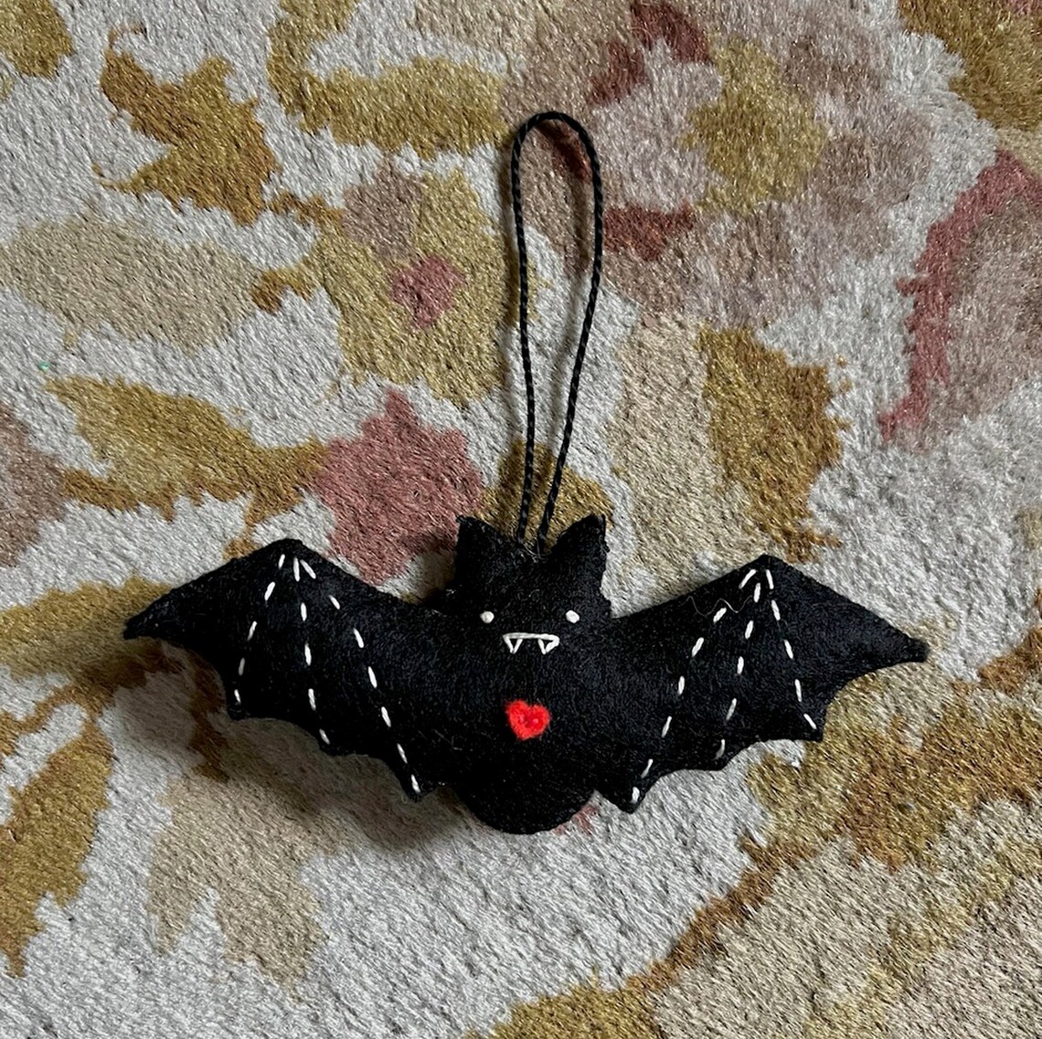 Batty Bat Halloween Ornament - Etsy