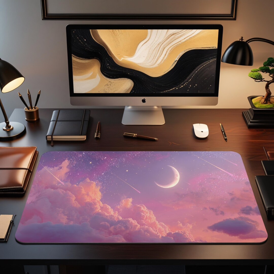 MTG Playmat | Kawaii Pink Sky Themed Playmat | Pink Sky Mouse Pad ...