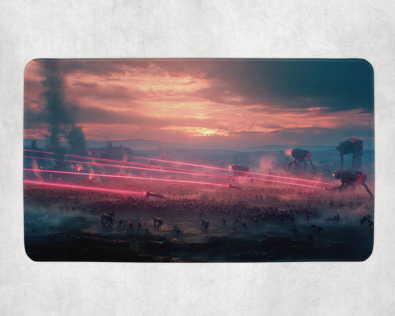 Epic Droid War Mat | Futuristic Sci-fi Army Battle With Walkers ...