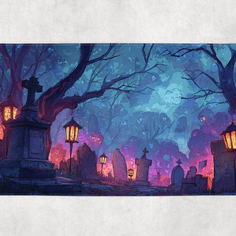 Mtg Playmat Graveyard - Etsy