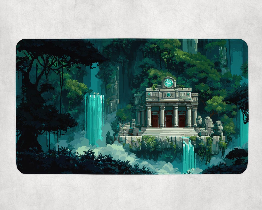 MTG Playmat | Pixel Bant Themed Playmat | Unofficial MTG Playmat | Gift ...