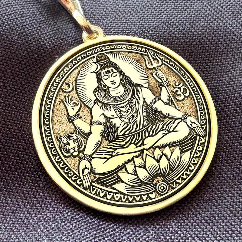 Lord Shiva Mantra Pendant - Etsy