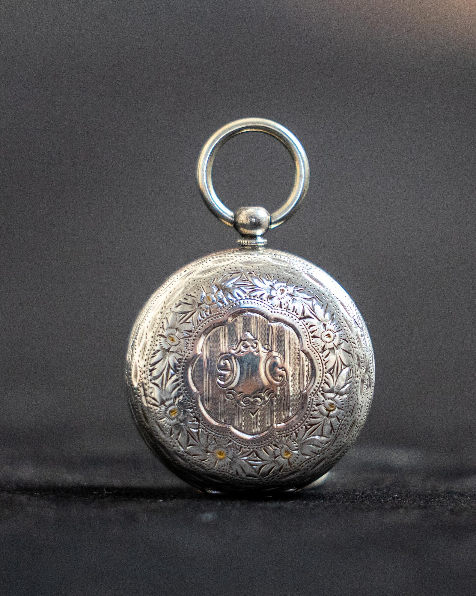 Antique 19th Century Silver Pocket Watch – Hand-wound Key-wind With ...