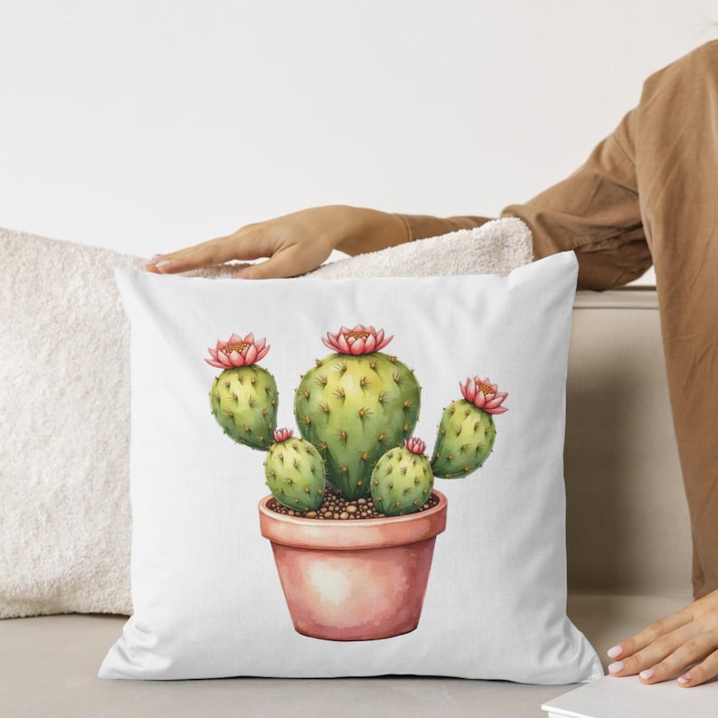 Watercolor Potted Plants Clipart Bundle | Boho Botanical Illustrations ...