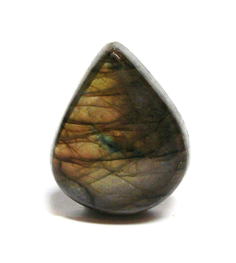 Labradorite Labradorite Cab Green Brown Yellow Jewelry - Etsy