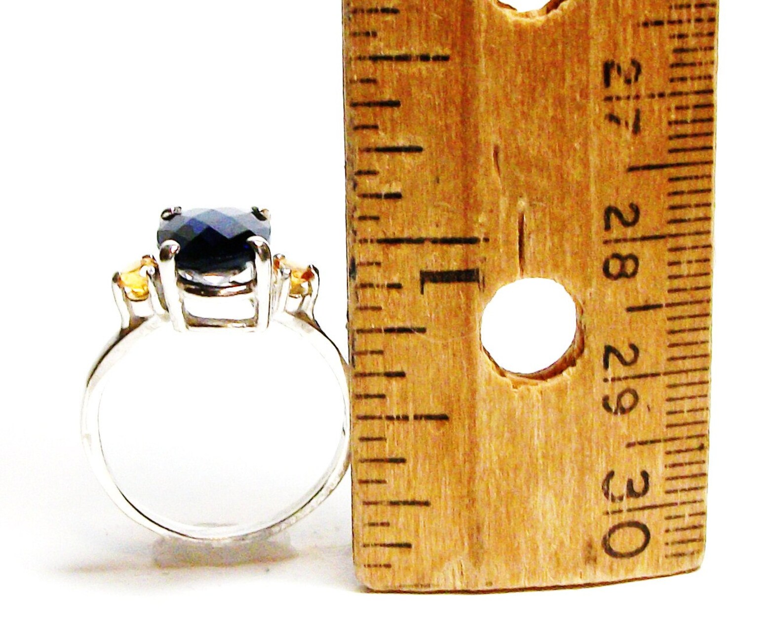 Iolite Iolite Ring Iolite Accent Ring Multi Stone Ring - Etsy