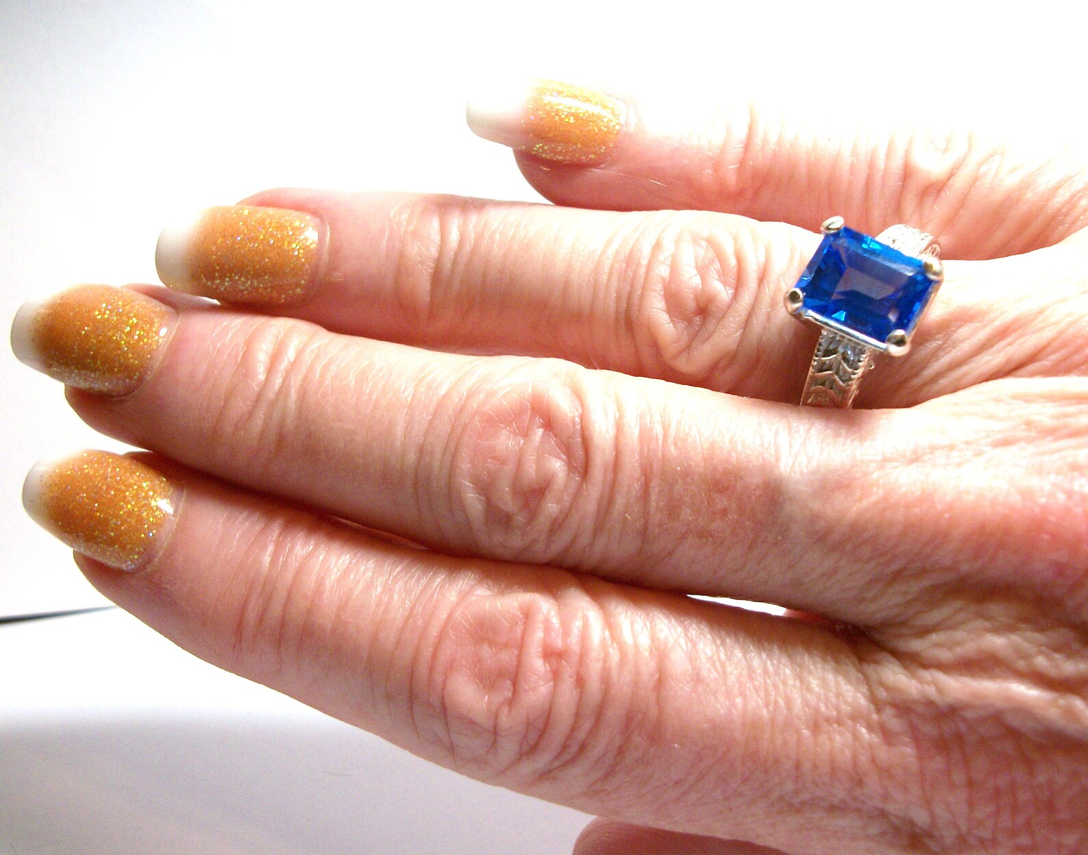 Neon Blue Topaz Birthstone Ring Solitaire Ring Electric - Etsy