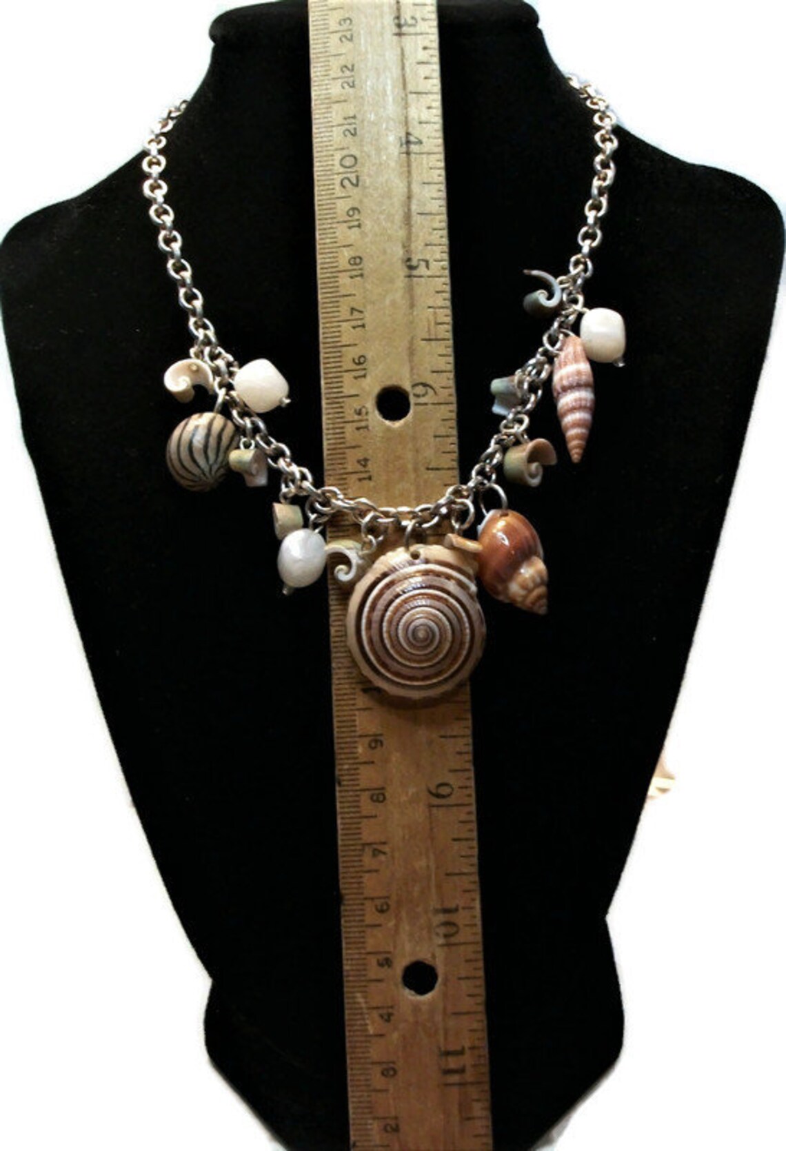 Vintage Seashell, Boho Shell Necklace, Summer Jewelry, Bohemian ...