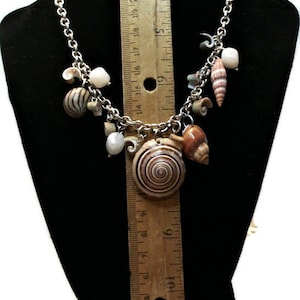 Vintage Seashell, Boho Shell Necklace, Summer Jewelry, Bohemian ...