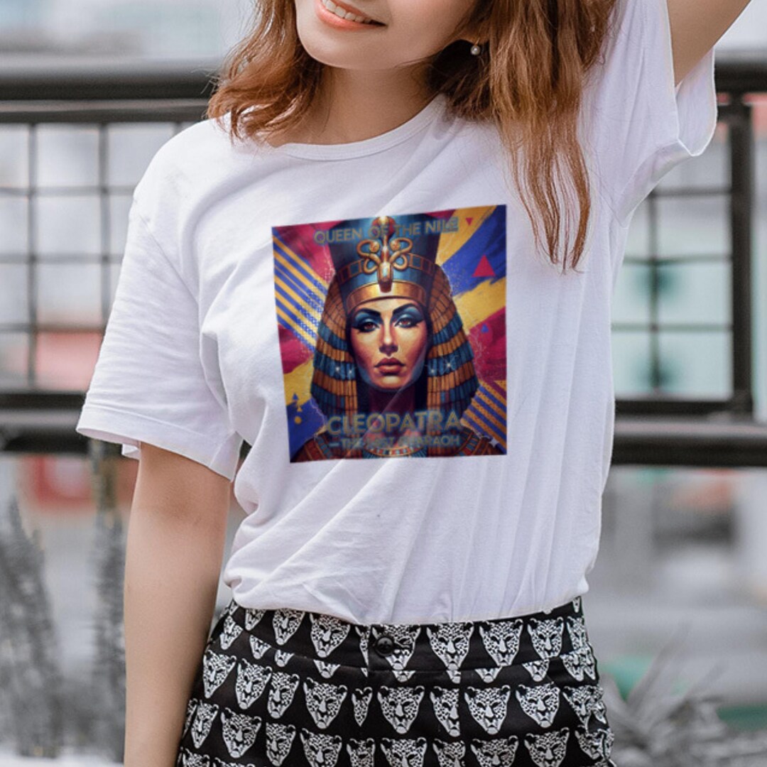 Cleopatra Queen Tee, Egyptian Pharaoh Shirt, Ancient Egypt Graphic ...