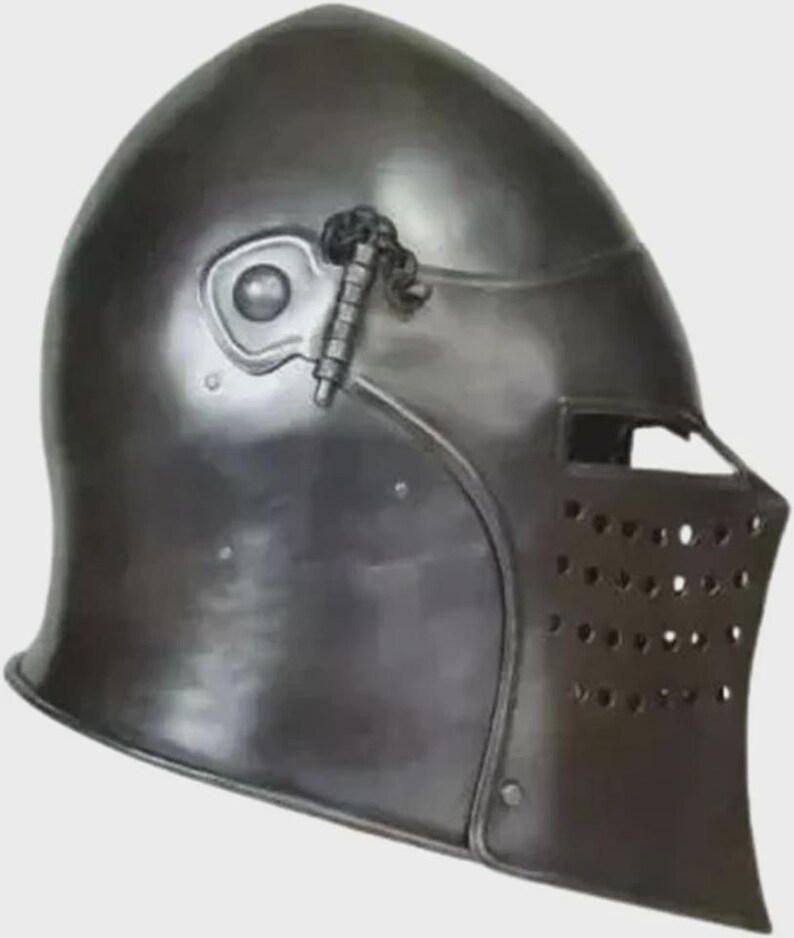 Medieval Templar Crusader Helmet Armor Handmade Larp Sca Halloween ...