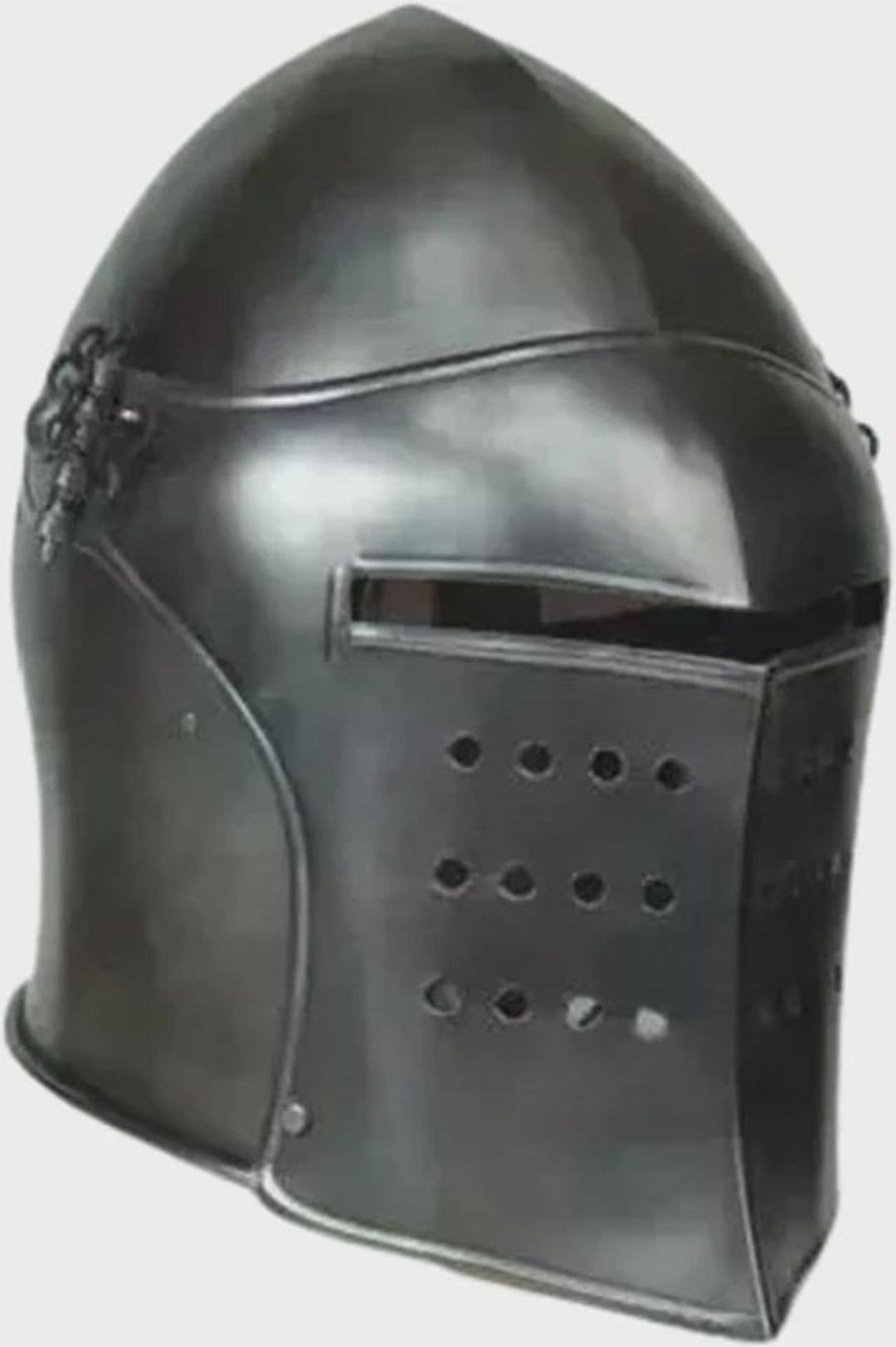 Medieval Templar Crusader Helmet Armor Handmade Larp Sca Halloween ...