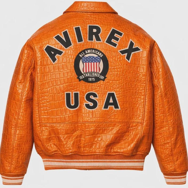 Avirex Crocodile Jacket - Etsy