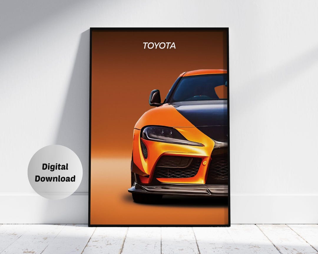 Supra GR, Super Car Posters, Car Wall Art, Father and Son Gift ...