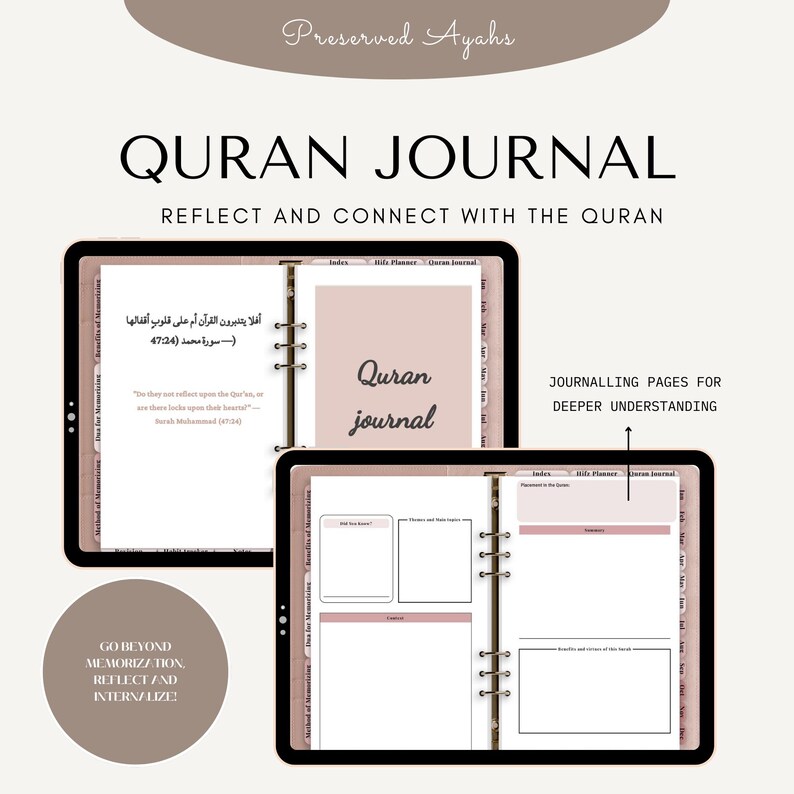 Digital Quran Journal & Hifz Planner 2025 - Islamic Goodnotes ...