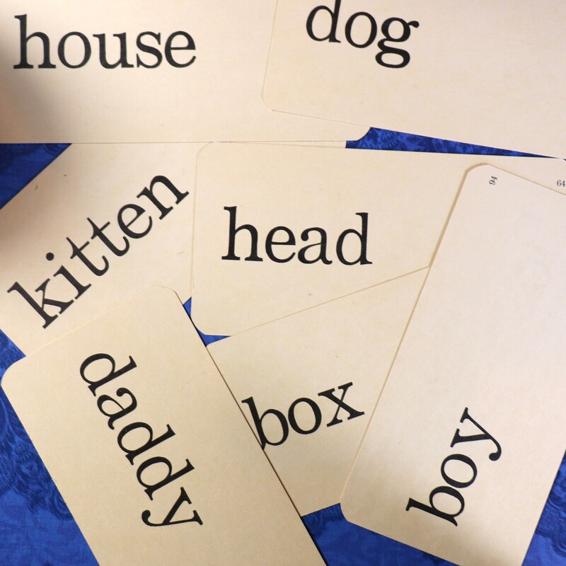 Vintage Word Cards - Etsy
