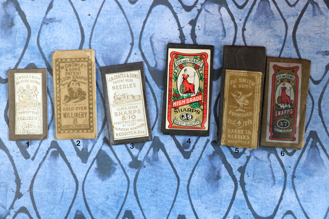 1 Pack Vintage Sewing Needles - Etsy