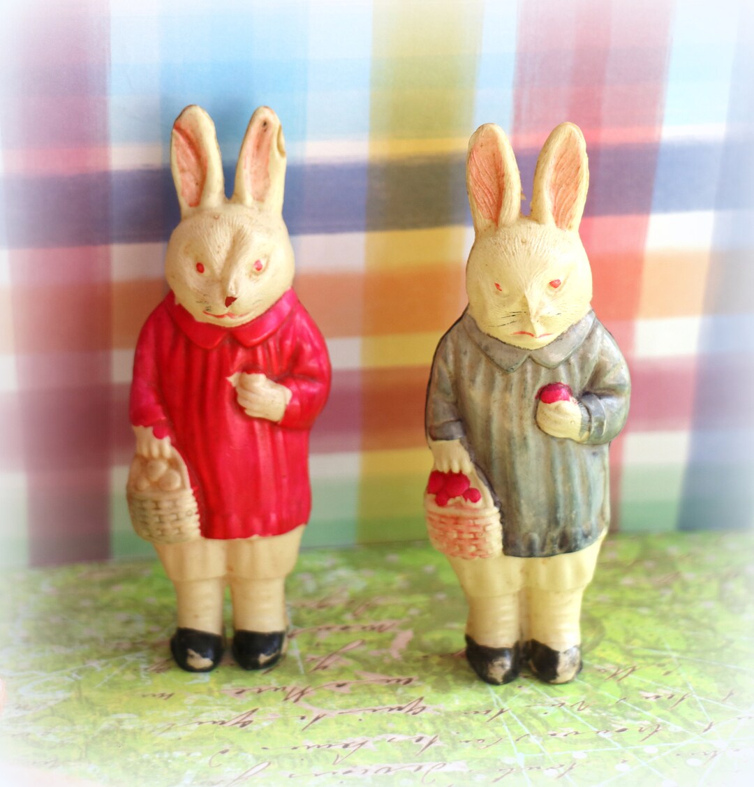 1 Vintage Celluloid Rabbit Figurine 1930's Japan - Etsy