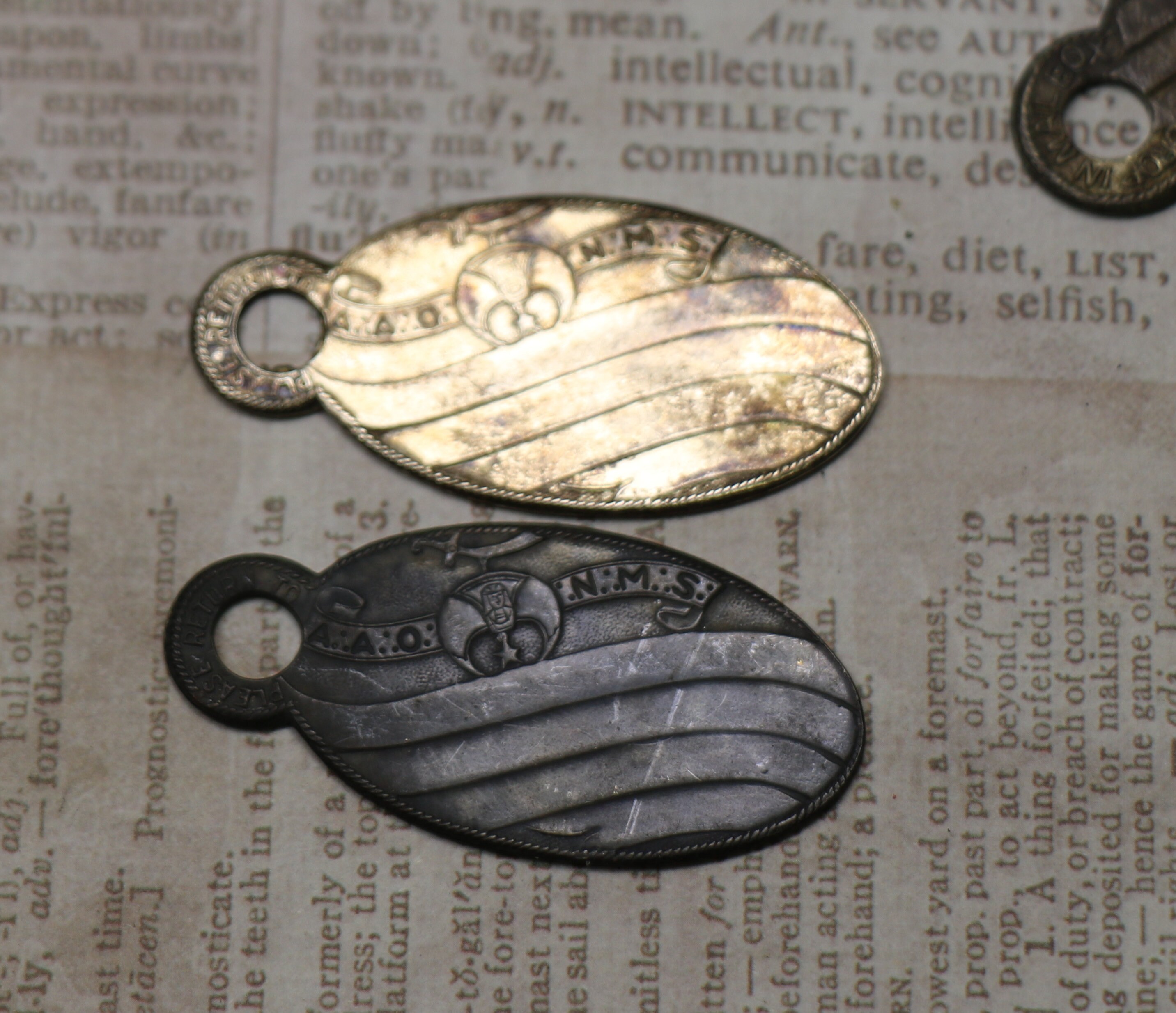 1 Vintage Metal Unused Key Tag - Etsy