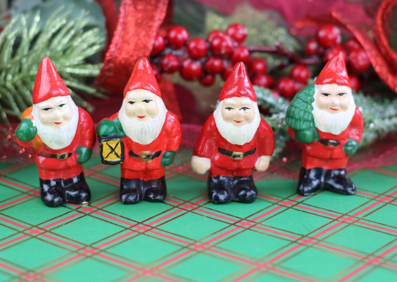 1 Vintage Hand Painted Wee Elf Figurine - Etsy