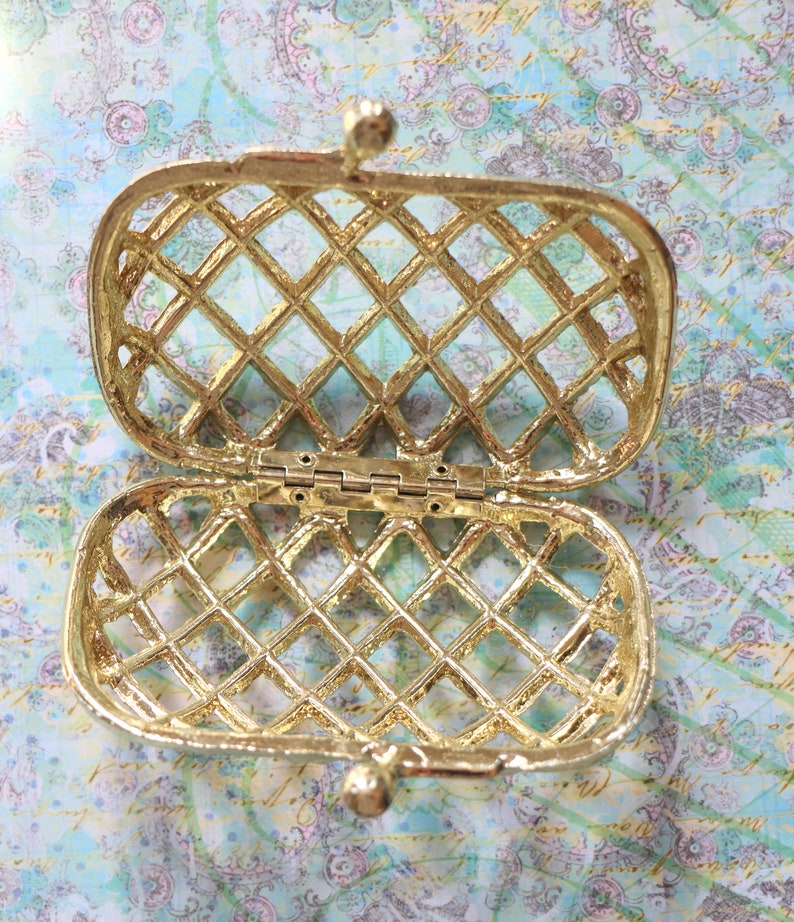 1 Vintage Solid Brass Case / Purse - Etsy