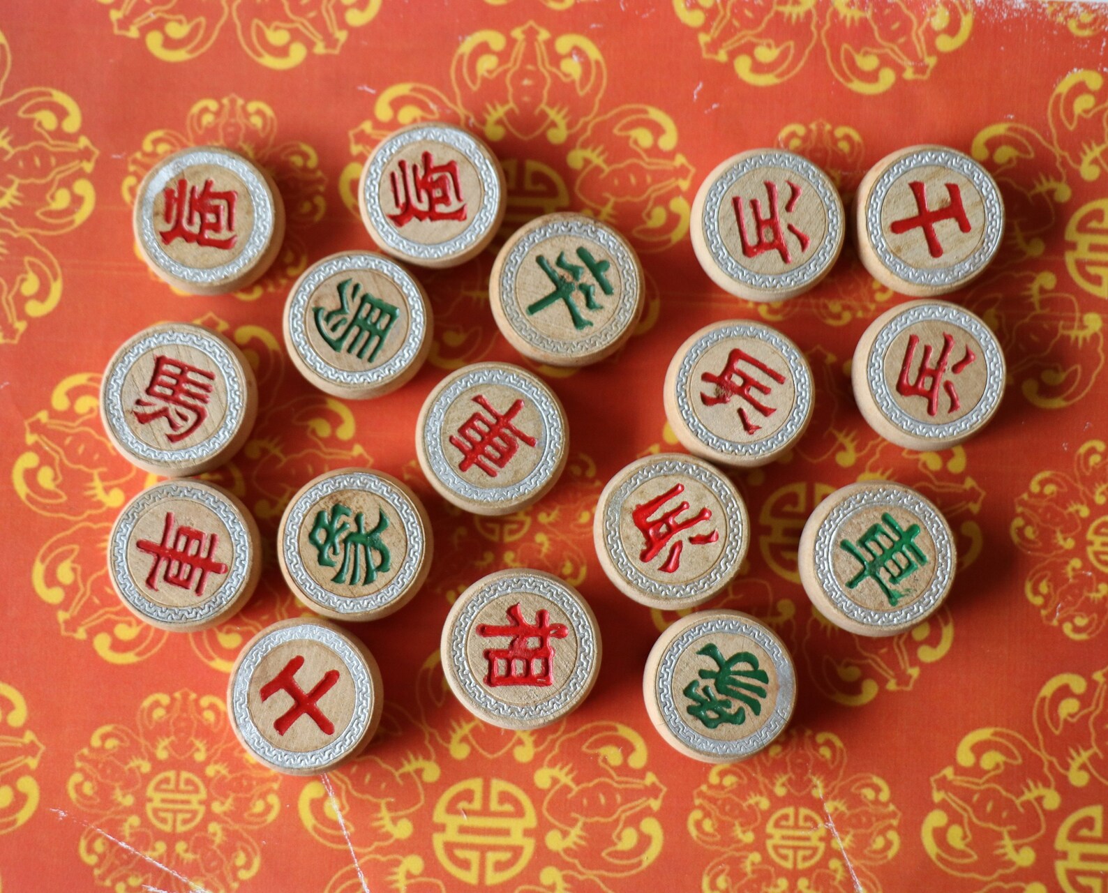 3 Vintage Wooden Chinese Checker Pieces - Etsy