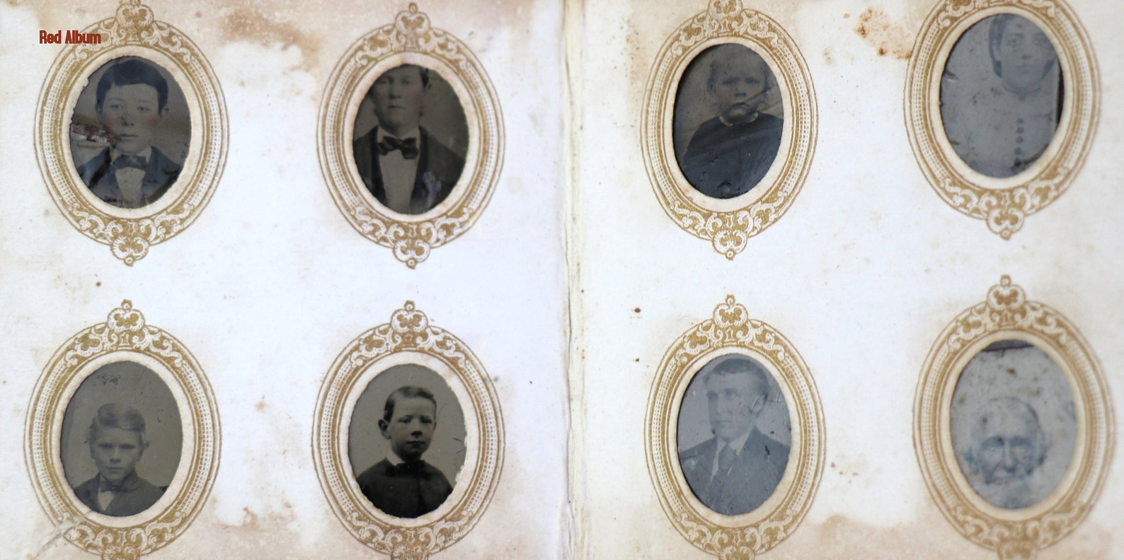 1 Antique Small 150+ Year Old Tintype Photo Album With Pictures - Etsy