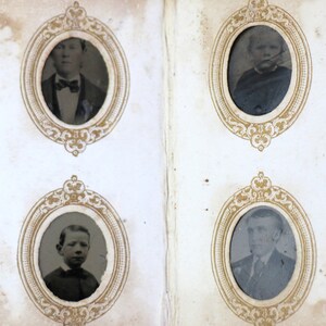 1 Antique Small 150+ Year Old Tintype Photo Album With Pictures - Etsy