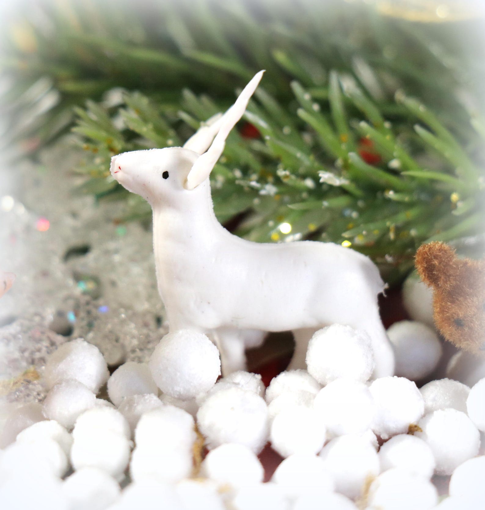 1 Vintage Little Plastic Deer - 3 Types to Choose - Etsy