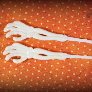 2 Vintage Plastic Skeleton Arm Halloween Pick - Etsy