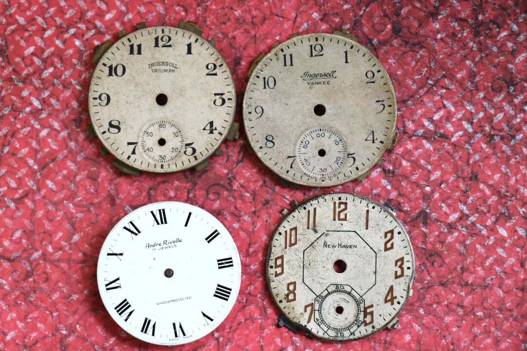 1 Antique/vintage Pocket Watch Face - Etsy