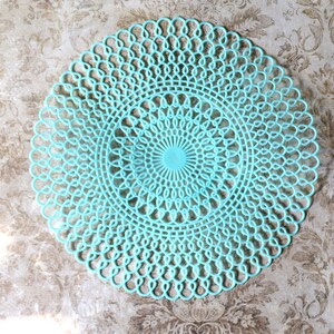 1 Vintage Large Plastic Lace Doily 6 8 or 10 Inches and | Etsy